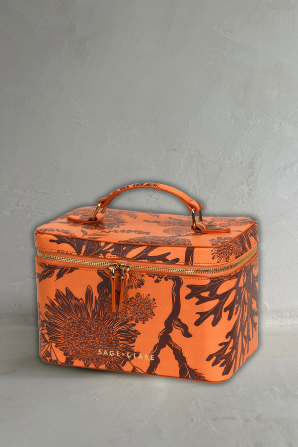 Delphine Large Vanity Case, Coral – KK Homewares